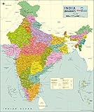 Buy Kinder Creative India Map, Brown Online at Low Prices in India ...
