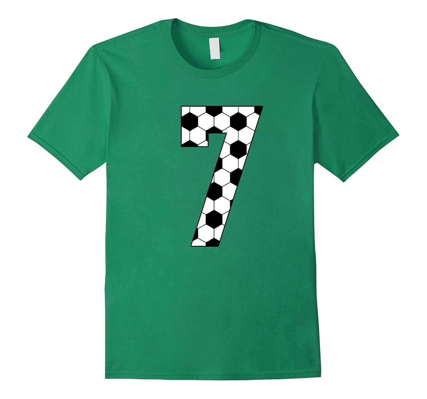 Number 7 Soccer 7th Birthday T-shirt Seven Years-BN – Banazatee