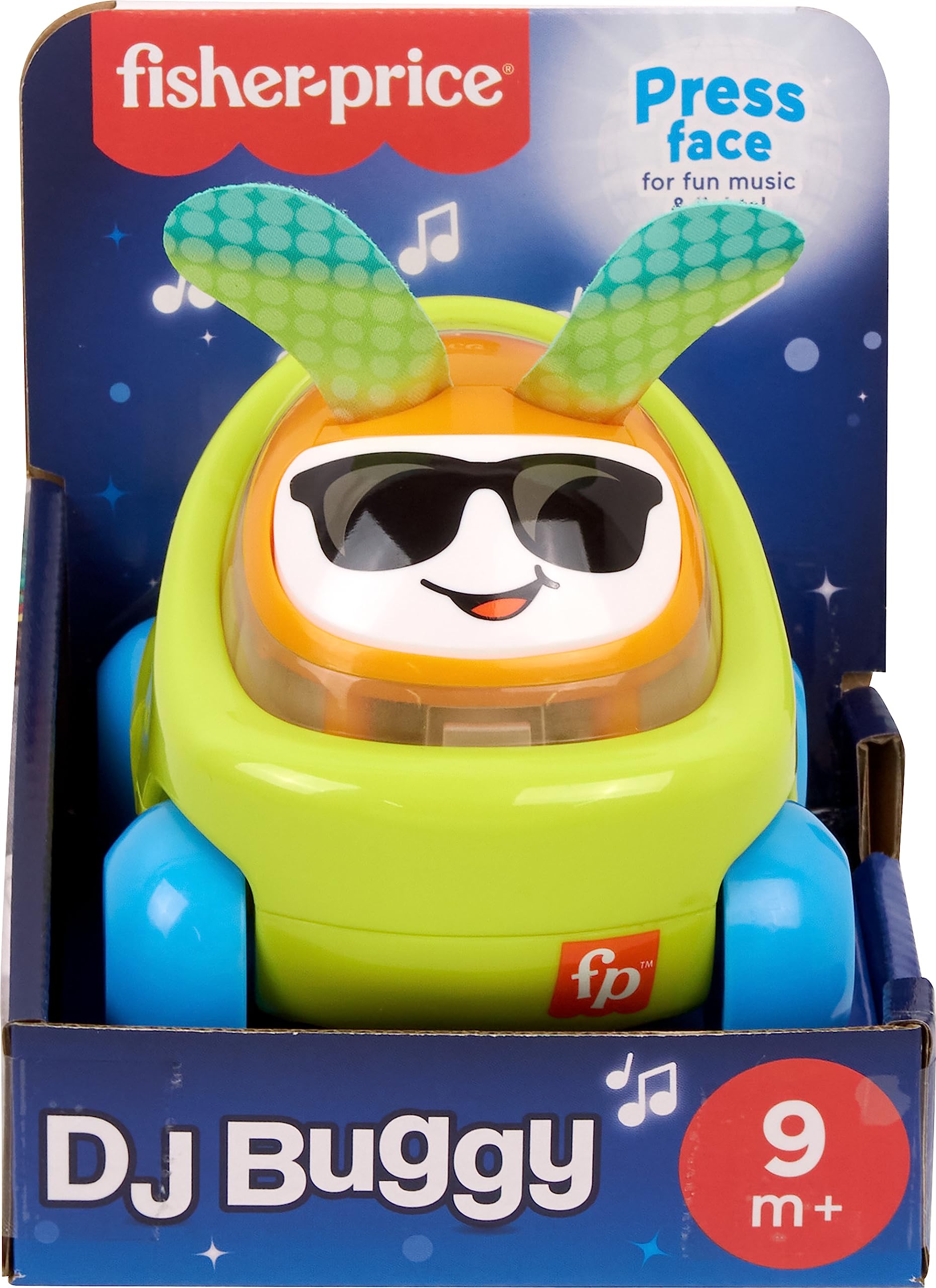 Mua Fisher-Price Baby Learning Toy DJ Buggy Push-Along Car with Lights ...
