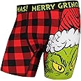 Dr Seuss Grinch Boxers Men's Grinch Santa Merry Grinchmas Holiday ...