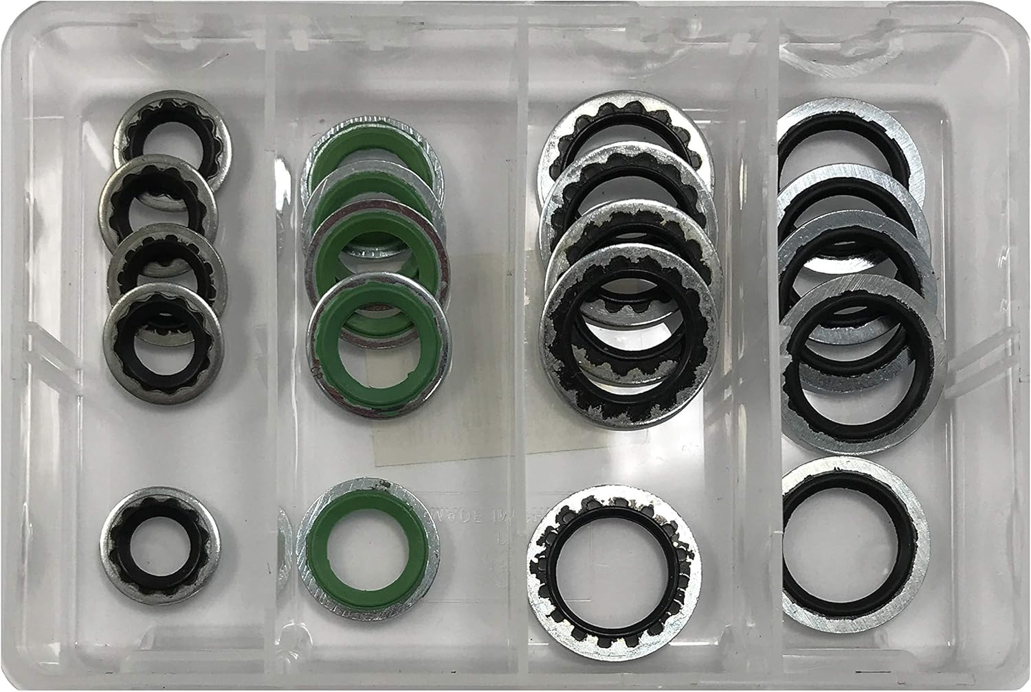 Amazon.com: 20 Piece Slim Line GM Block Fitting Sealing Washer ...