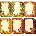 Amazon.com : AnyDesign Fall Sticky Notes Colorful Autumn Scarecrow ...