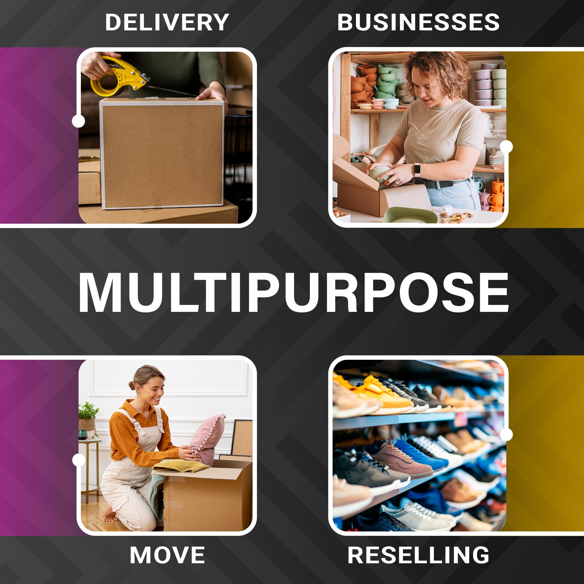 Mua ABC Packing List Enclosed Pouches 7 x 5 Inch. 100 Pack Clear, Red ...