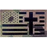 Amazon.com: IR Multicam OCP 2x3.5 USA Flag Christian Cross Jesus Christ ...
