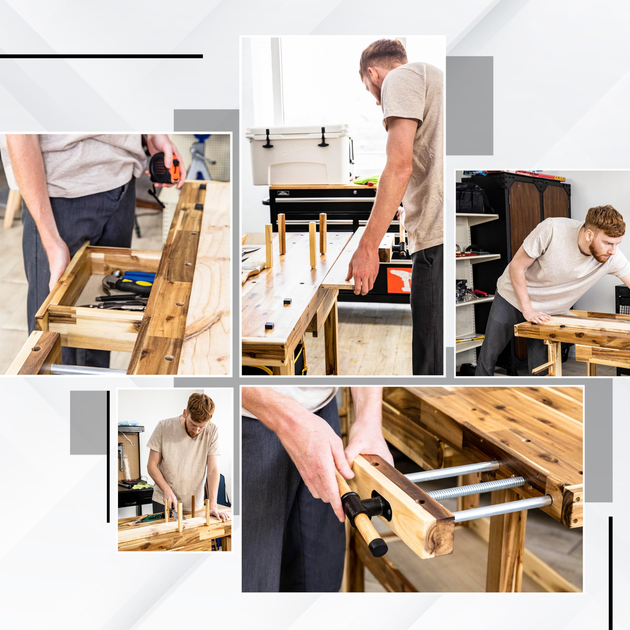 Mua Olympia Tools 48-Inch Acacia Hardwood Workbench with Drawer ...