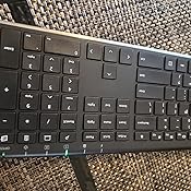 Arteck 2.4G Wireless Keyboard Stainless Steel Ultra Slim Full Size ...