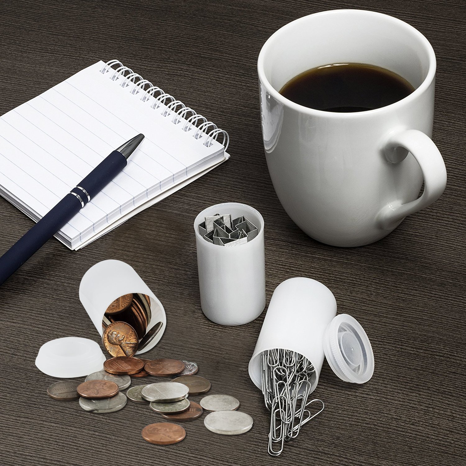 Houseables Film Canisters with Caps, 35MM Empty Camera Reel Containers ...
