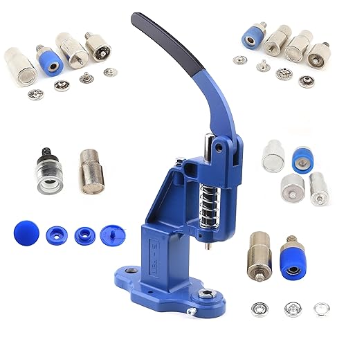Snap Button Press Machine with Proper Installation Tools for Metal and ...
