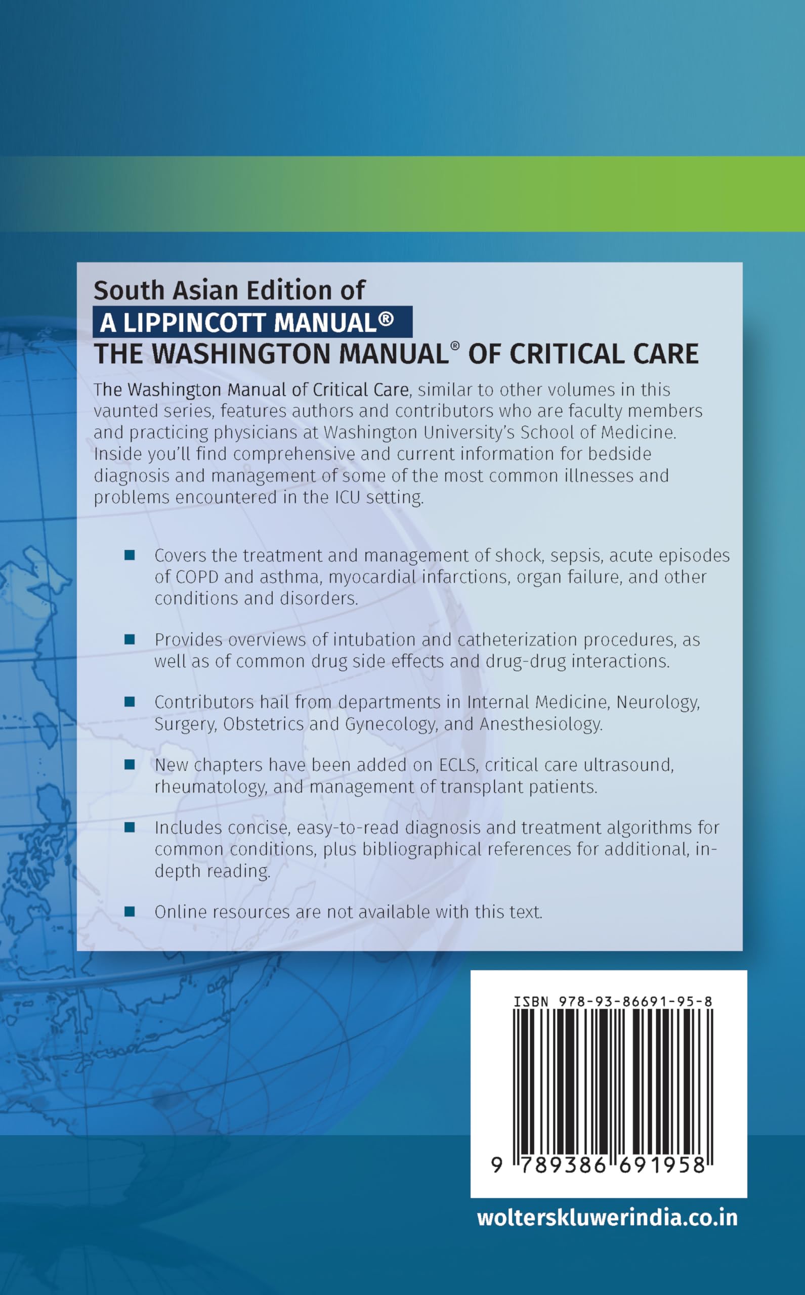 Mua South Asian Edition Of The Washington Manual Of Critical Care 3rd ed 2018 [Paperback] [Jan ...