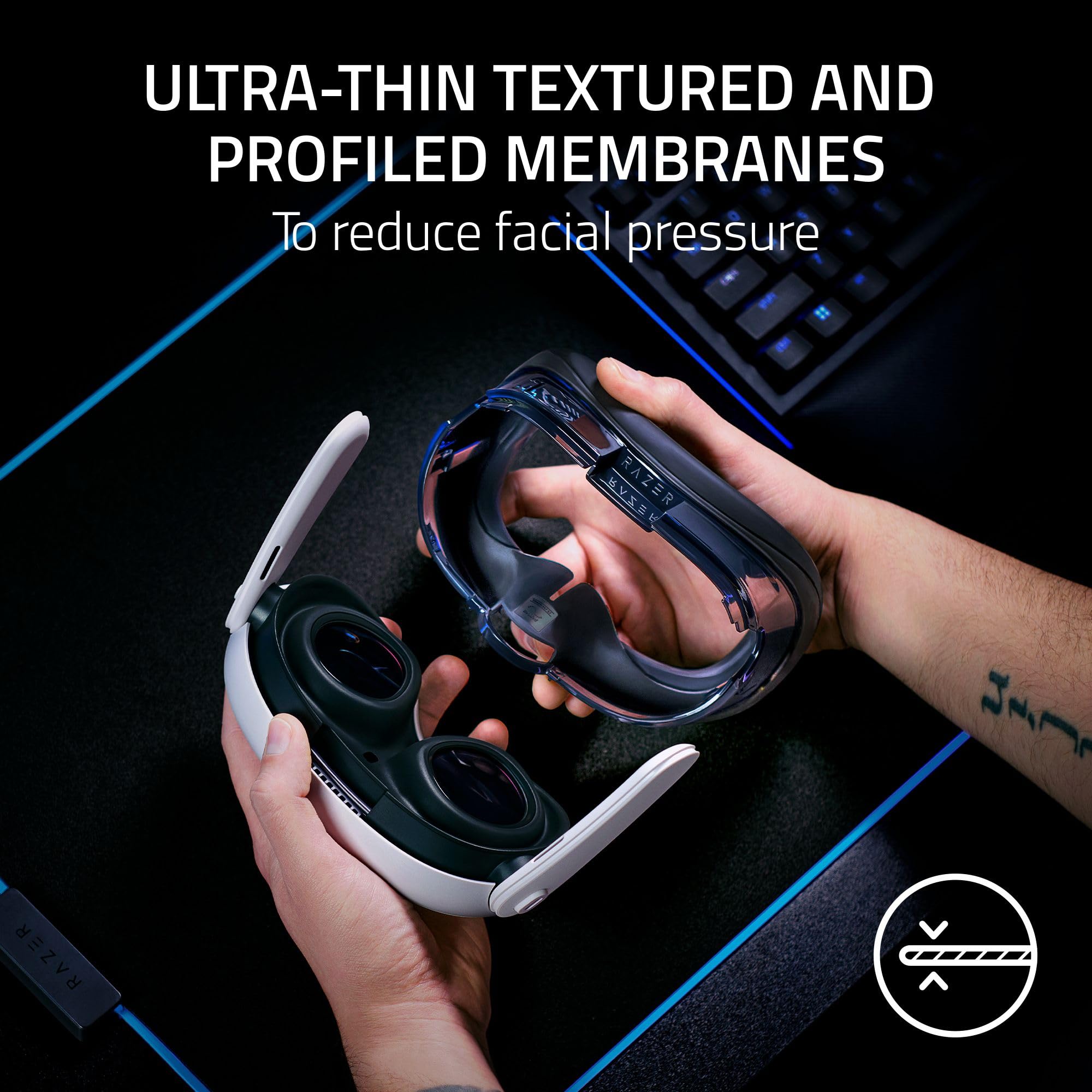 Mua Razer VR Facial Interface for Meta Quest 3: Ultra Thin, Comfortable ...