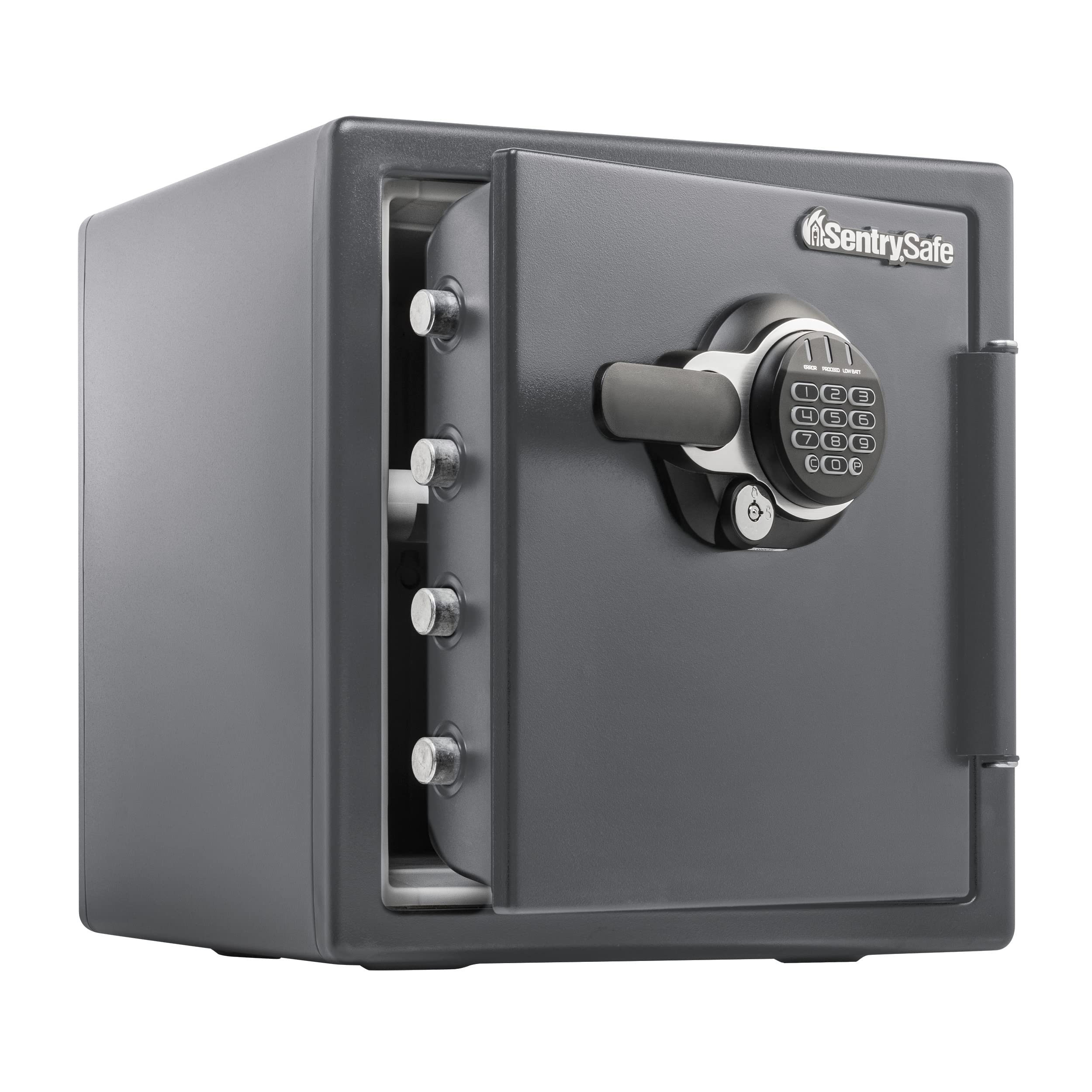 SentrySafe Fireproof and Waterproof Gun Metal Gray Steel Floor Safe ...