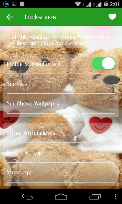 Teddy Bear Lockscreen Wallpaper:Amazon.com:Appstore for Android