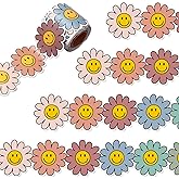 Amazon.com: Whaline 32.8ft Retro Groovy Bulletin Board Borders Vintage ...