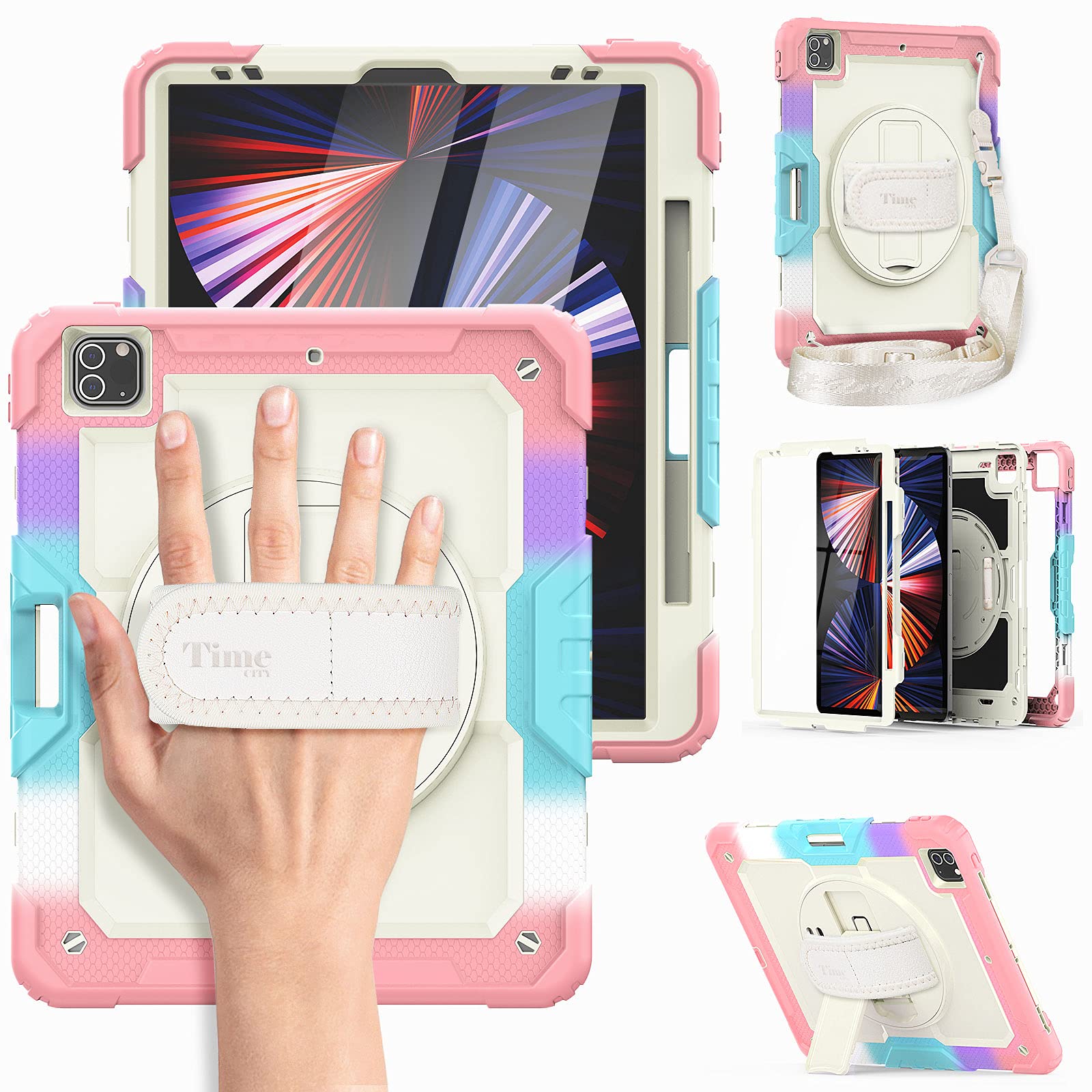 Timecity Case for iPad Pro 12.9 inch 2022/2021/ 2020/2018, Case for ...