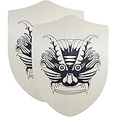 Amazon.com: Adventure Awaits! - 2-Pack - Handmade Wooden Toy Shield ...
