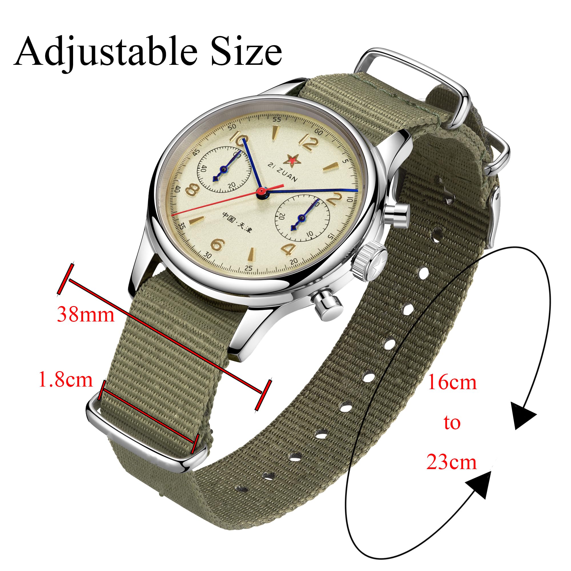 Mua Seagull 1963 ST19 Movement 40mm 38mm Mechanical Chronograph ...