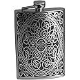 Amazon.com | 8oz Celtic Design Flask L1: Flasks