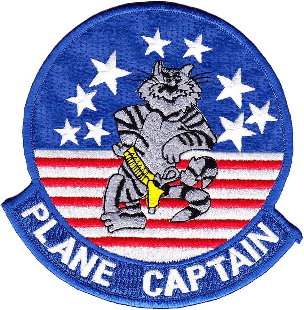 Amazon.com: F-14 Tomcat Plane Captain Patch: Clothing