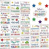 Amazon.com: Growth Mindset Posters Set, Confetti Classroom Bulletin ...