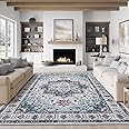 Amazon.com: zesthome Area Rugs 9x12, Washable Rug Non-Slip Low Pile ...