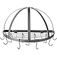 Amazon.com: Old Dutch Half-Round Pot Rack with Grid & 12 Hooks ...