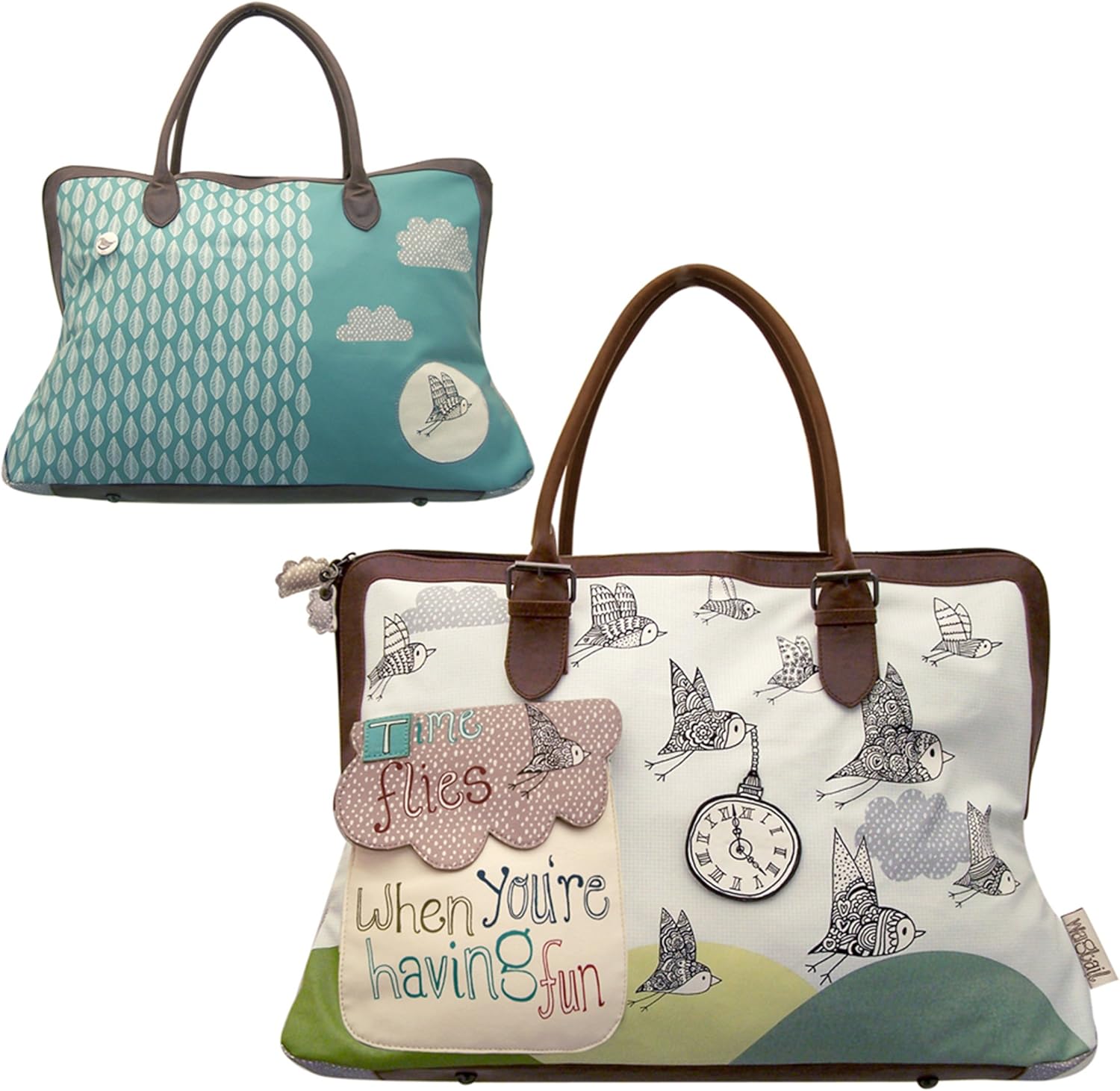Disaster Designs Wagtail Weekend bag: Amazon.co.uk: Shoes & Bags