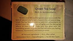 Amazon.com : Green Tea Soap - All Natural Bar Soap For All Skin Types ...