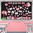 Amazon.com : Pasimy Valentine's Day Bulletin Board Decorations Set ...