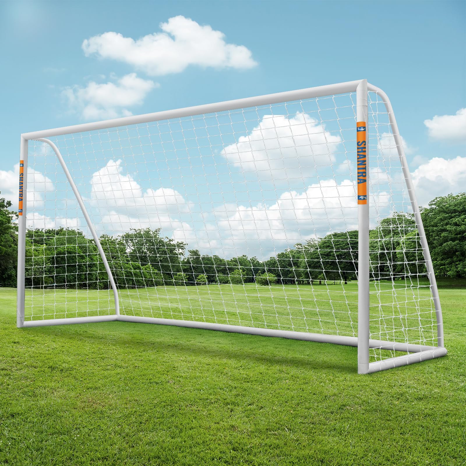 SHANTRA Soccer Goal, 12x6/10x6.5/8x5/6x4FT Soccer Goals for Backyard ...