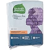 Amazon.com: Seventh Generation Ultrathin Pads, Overnight with wings ...
