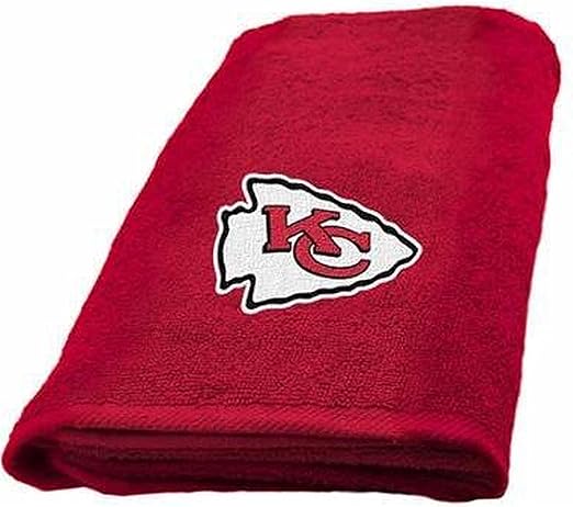 Amazon.com : Kansas City Chiefs Decorative Bath Collection - Hand Towel ...
