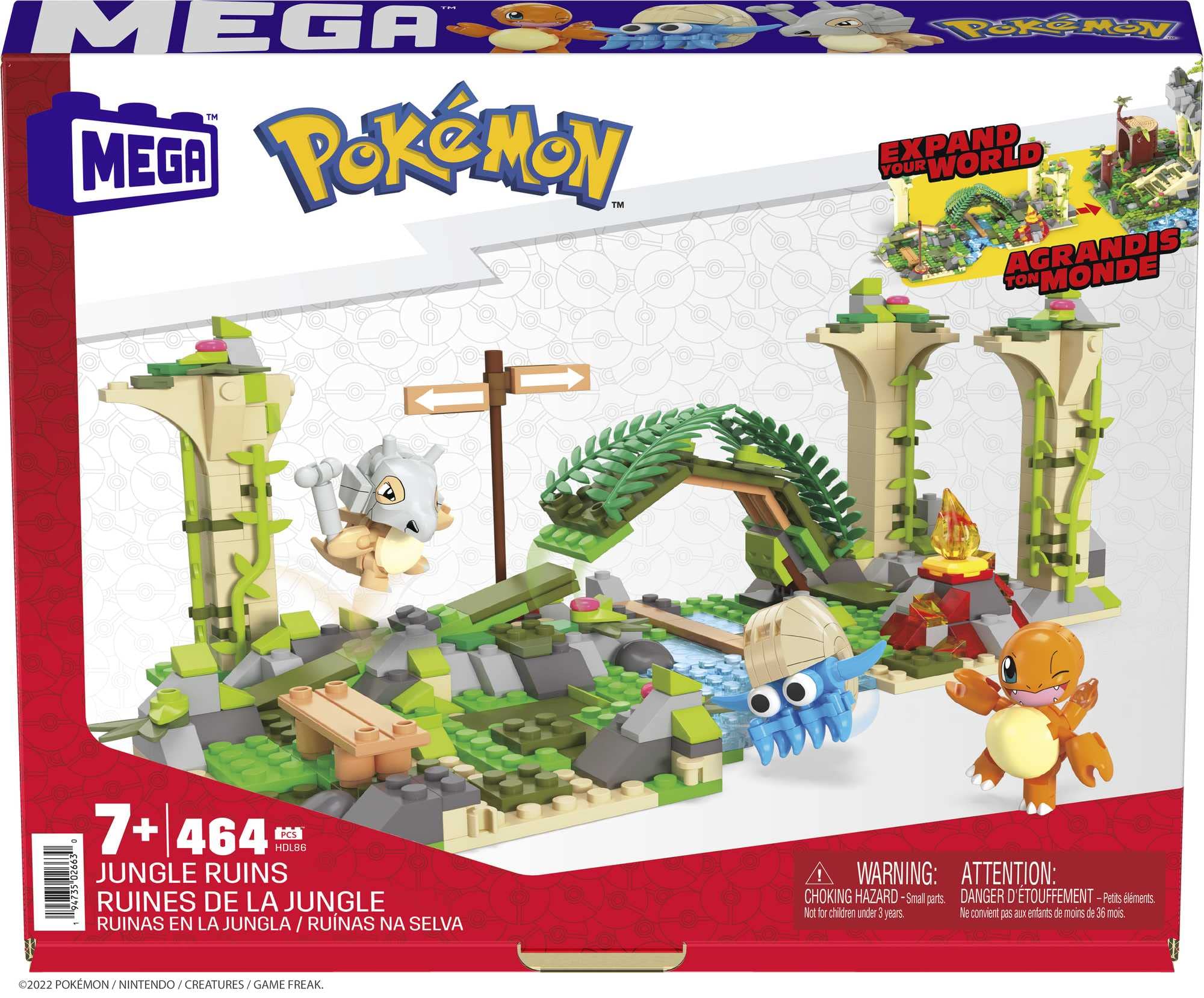 Mua Mega Pokemon Action Figure Building Toy, Jungle Ruins with 464 ...