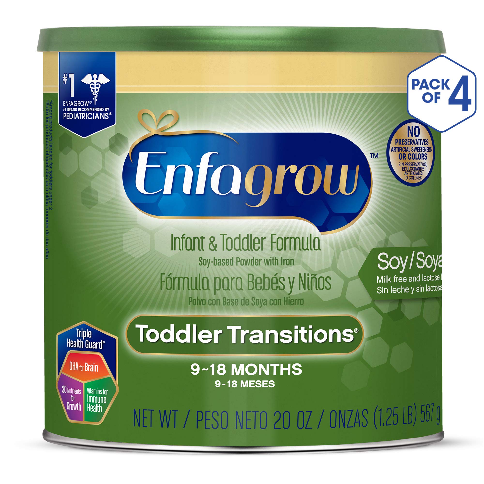 Buy Enfagrow Toddler Transitions Soy Infant And Toddler Formula 20 Oz 