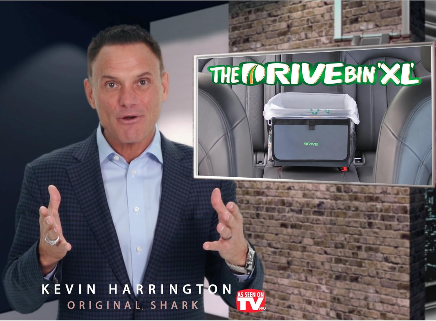 Car Trash Can and Garbage Bag Set: Leak Proof Trash Container with Lid ...