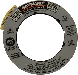 Amazon.com: Hayward SPX0710G Label Plate Replacement for Hayward ...