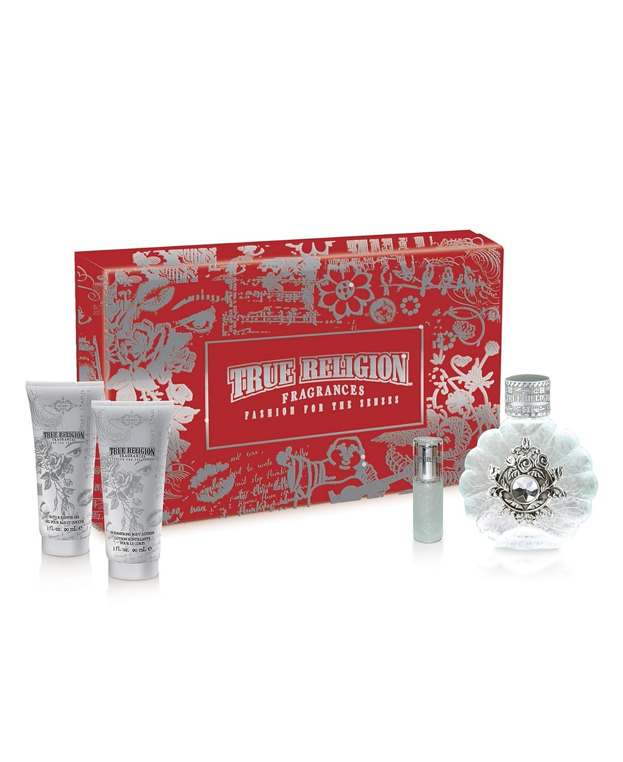 Amazon.com : True Religion Fragrances Fashion Vintage 4 Piece Perfume ...