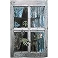 Amazon.com: Fun Costumes 47" Halloween Scary Witch Window Cover Prop ...