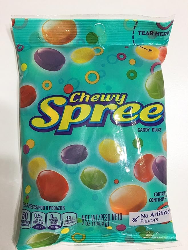 Amazon.com : Spree Candy Chewy - 7 oz bag - Abundant Gifts : Grocery ...