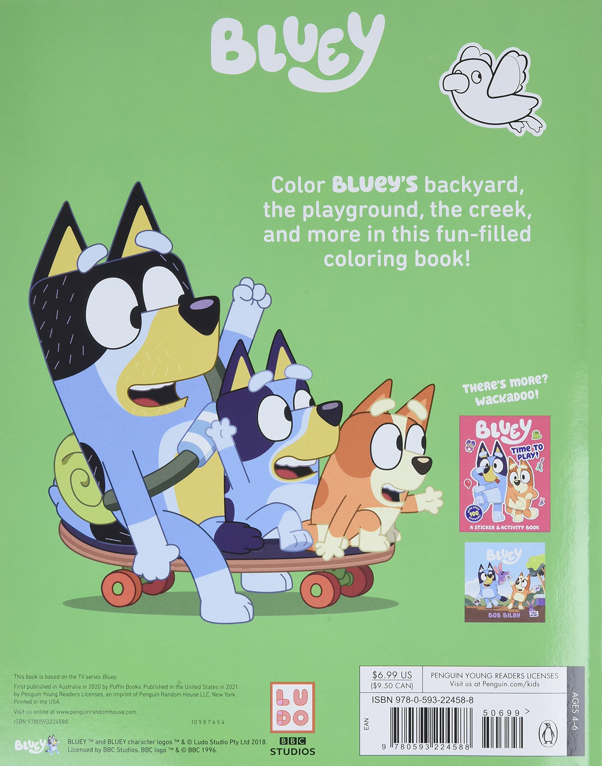 Mua Bluey: Big Backyard: A Coloring Book Bluey: Big Backyard: A ...