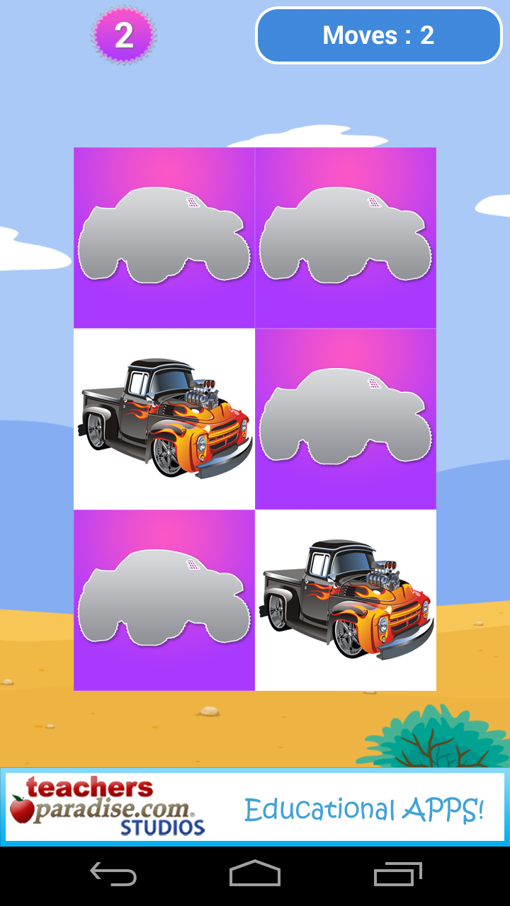 Kids Memory Game Cars & Trucks:Amazon.co.uk:Appstore for Android