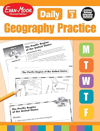Evan-Moor Daily Geography Practice, Grade 3, Homeschooling and ...