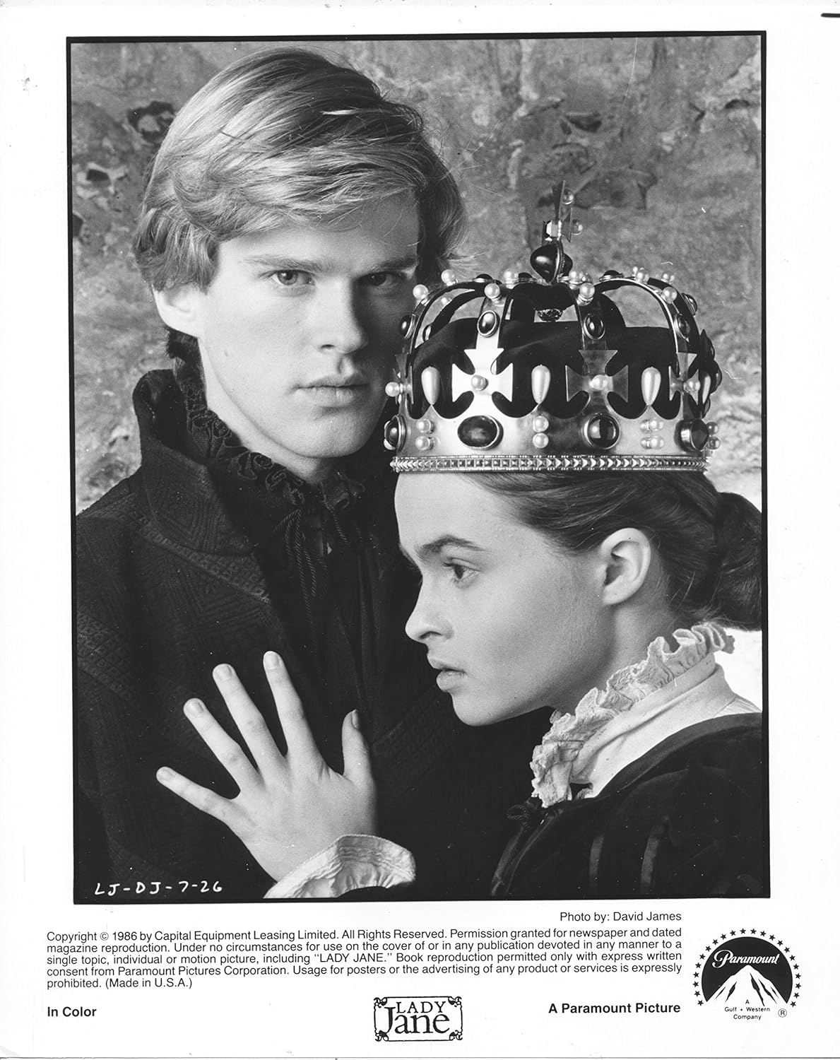 CARY ELWES/HELENA BONHAM CARTER/LADY JANE/8X10 ORIGINAL PHOTO A4591 at ...