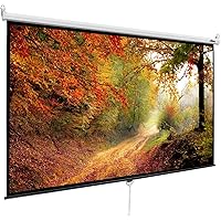 VIVO 100 inch Diagonal Projector Screen, 16:9 Projection HD, 4K 3D ...