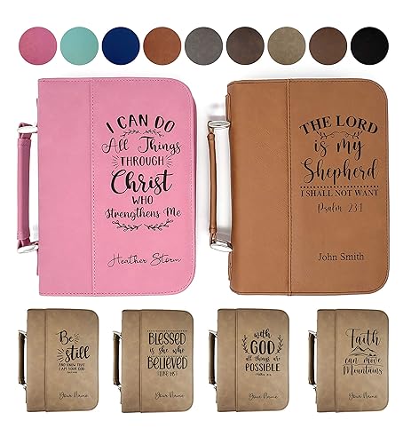Amazon.com: Bible Covers for Women and Men - Personalized Bible With ...