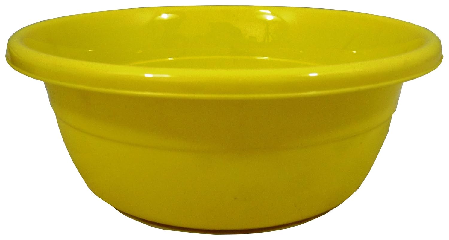 High Grade Quality 4.5 Litre Round Plastic Washing Up Bowl in Assorted ...