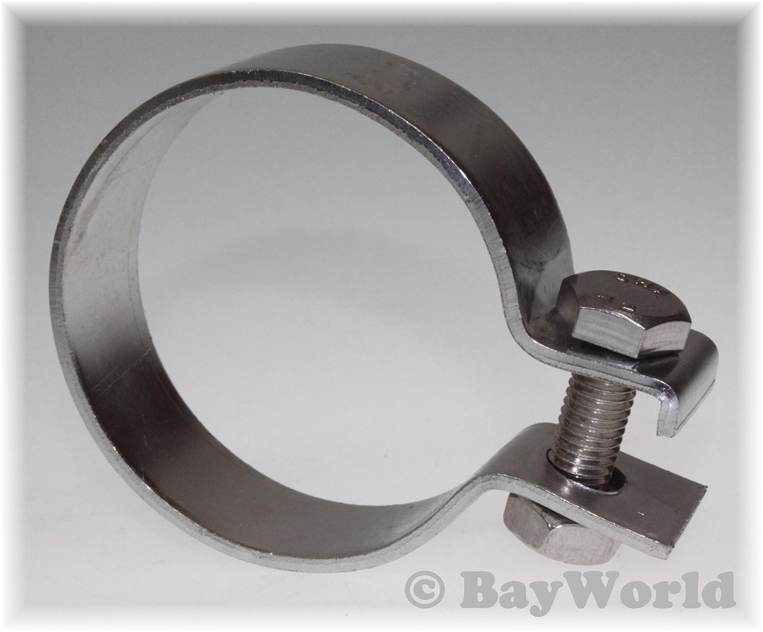 DIN Schelle 66,5mm V2A Edelstahl 2.61 Zoll Breitbandschelle ...