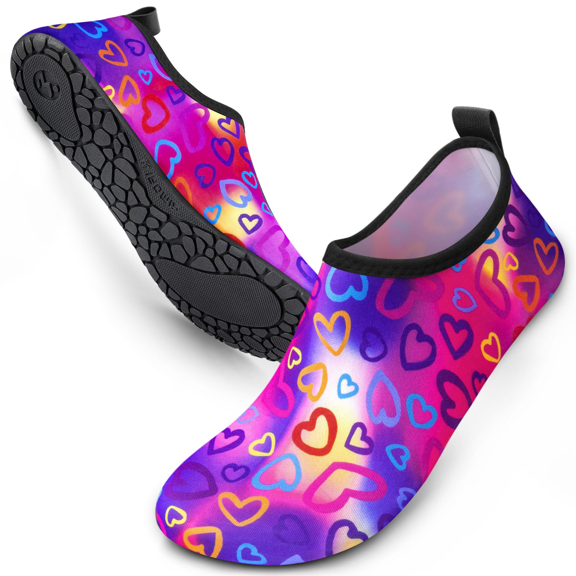 SIMARI Water Shoes for Women Men Aqua Socks Swim Surf Beach Barefoot ...