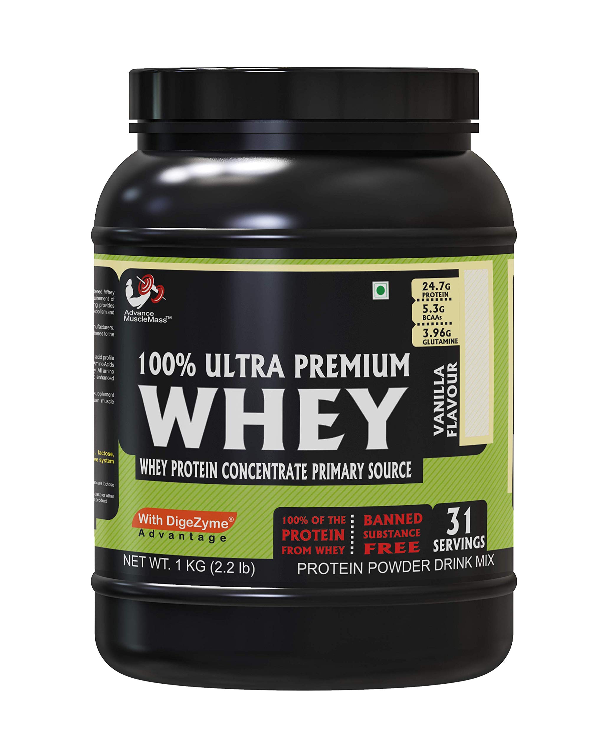Buy Advance MuscleMass Whey Protein Isolate + Whey Protein Concentrate ...