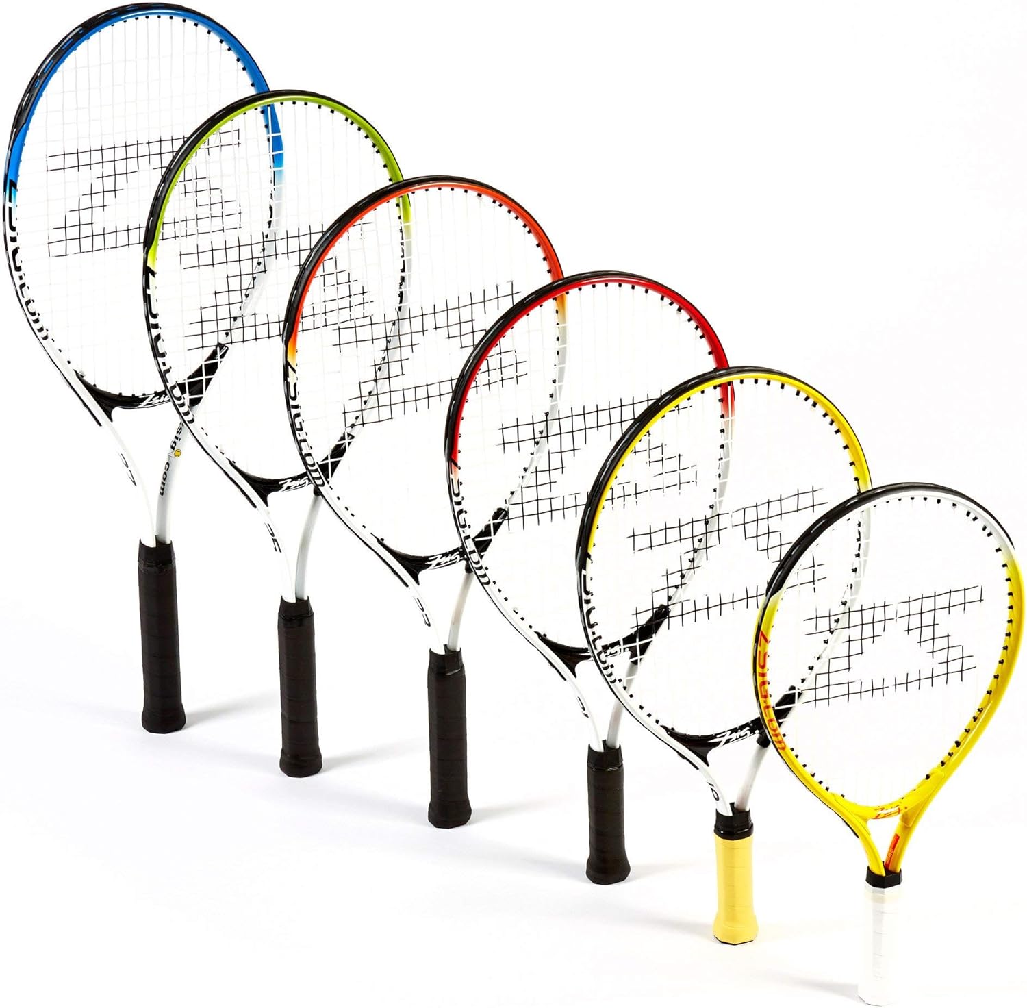 ZSIG Junior Tennis Racket – 27 inch, Blue/White – BigaMart