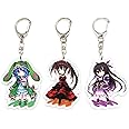 Amazon.com: EBTY DREAMS Inc. - Set of 3 Date A Live Acrylic Keychain ...
